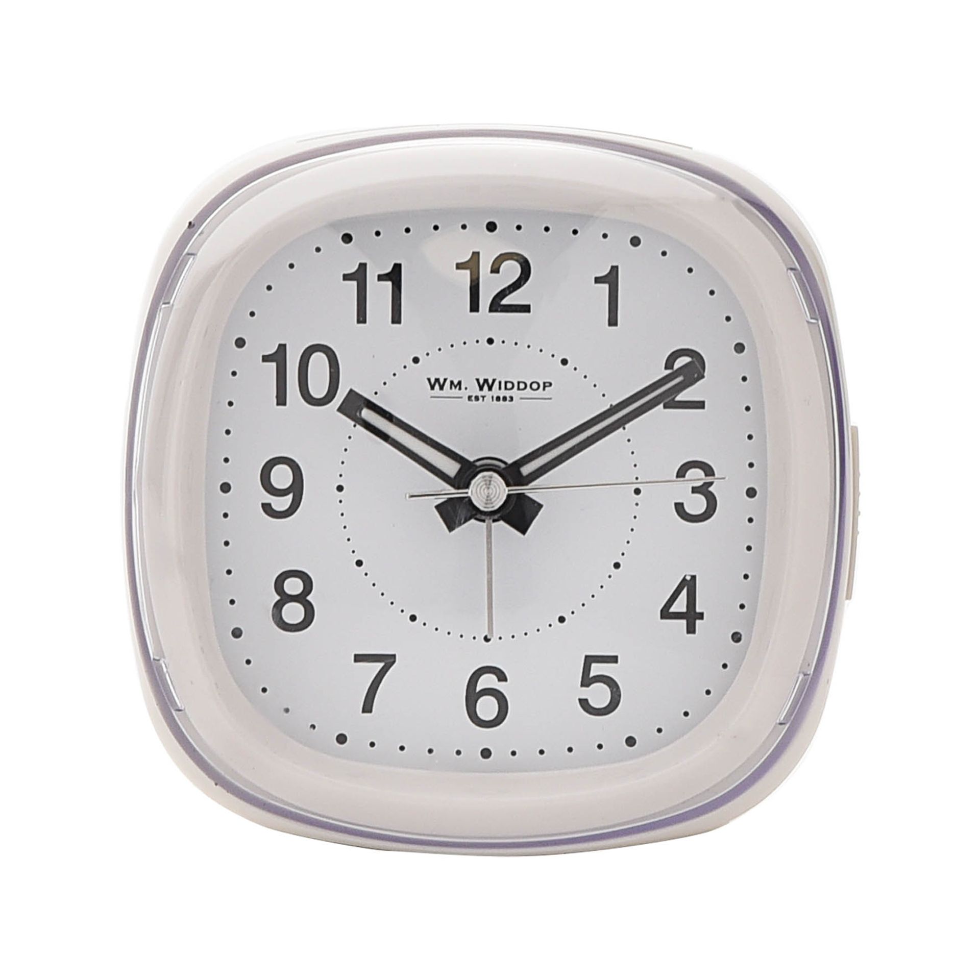 Hometime Alarm Clock Dome Lens Sweep Snooze Light - Ivory | Widdop and Co.