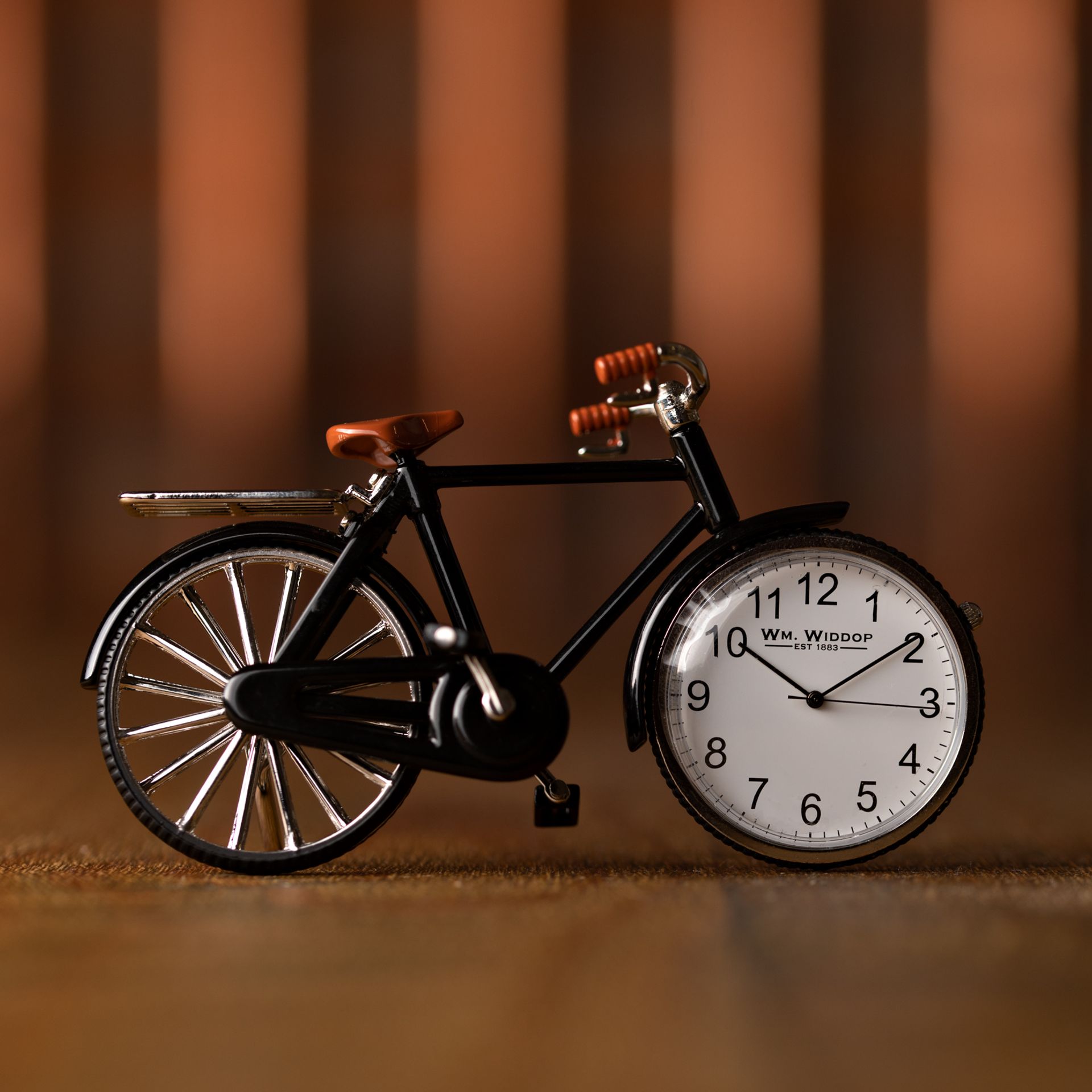 Wm Widdop Miniature Clock - Pedal Bike | Widdop and Co.