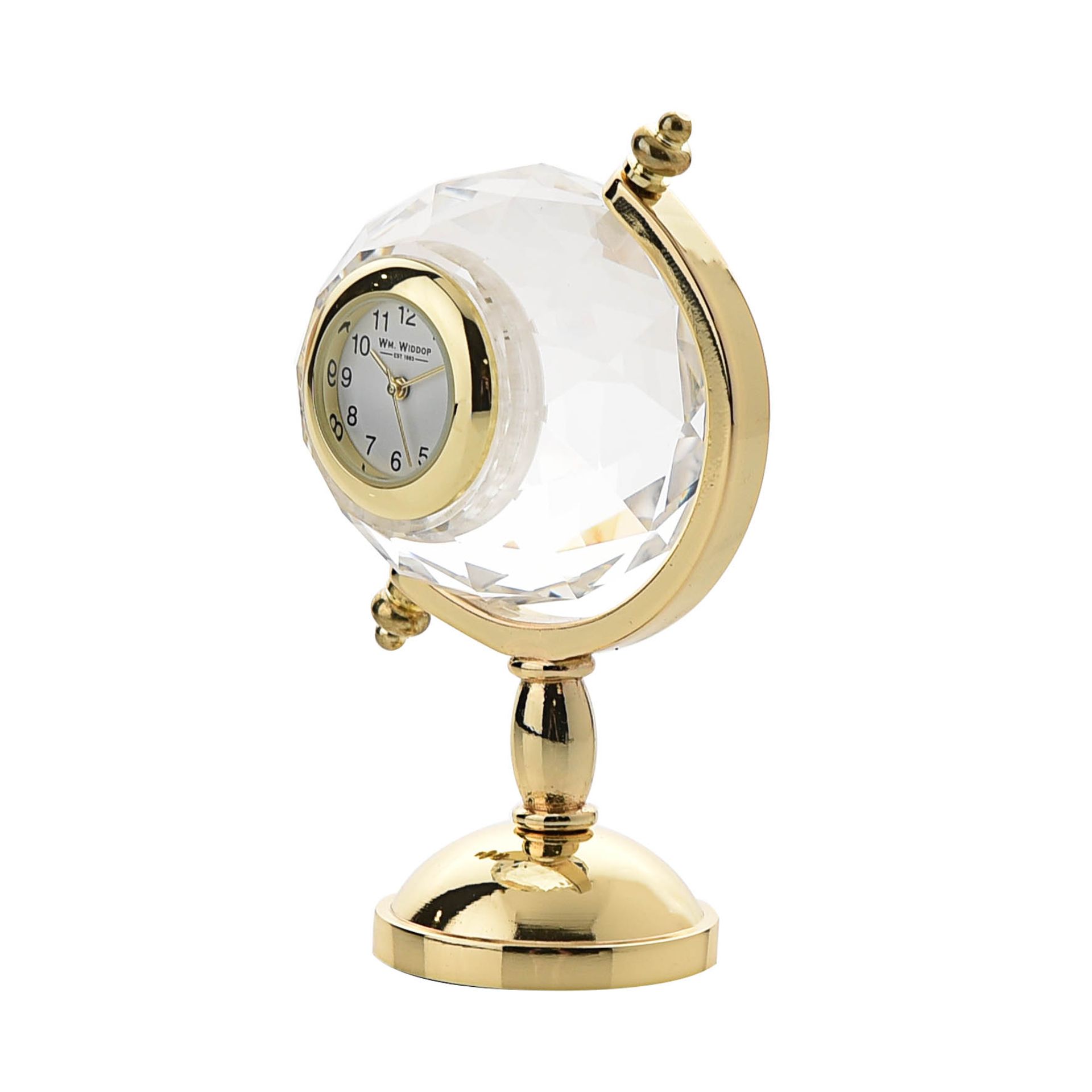 Wm.Widdop Miniature Clock - Globe | Widdop and Co.