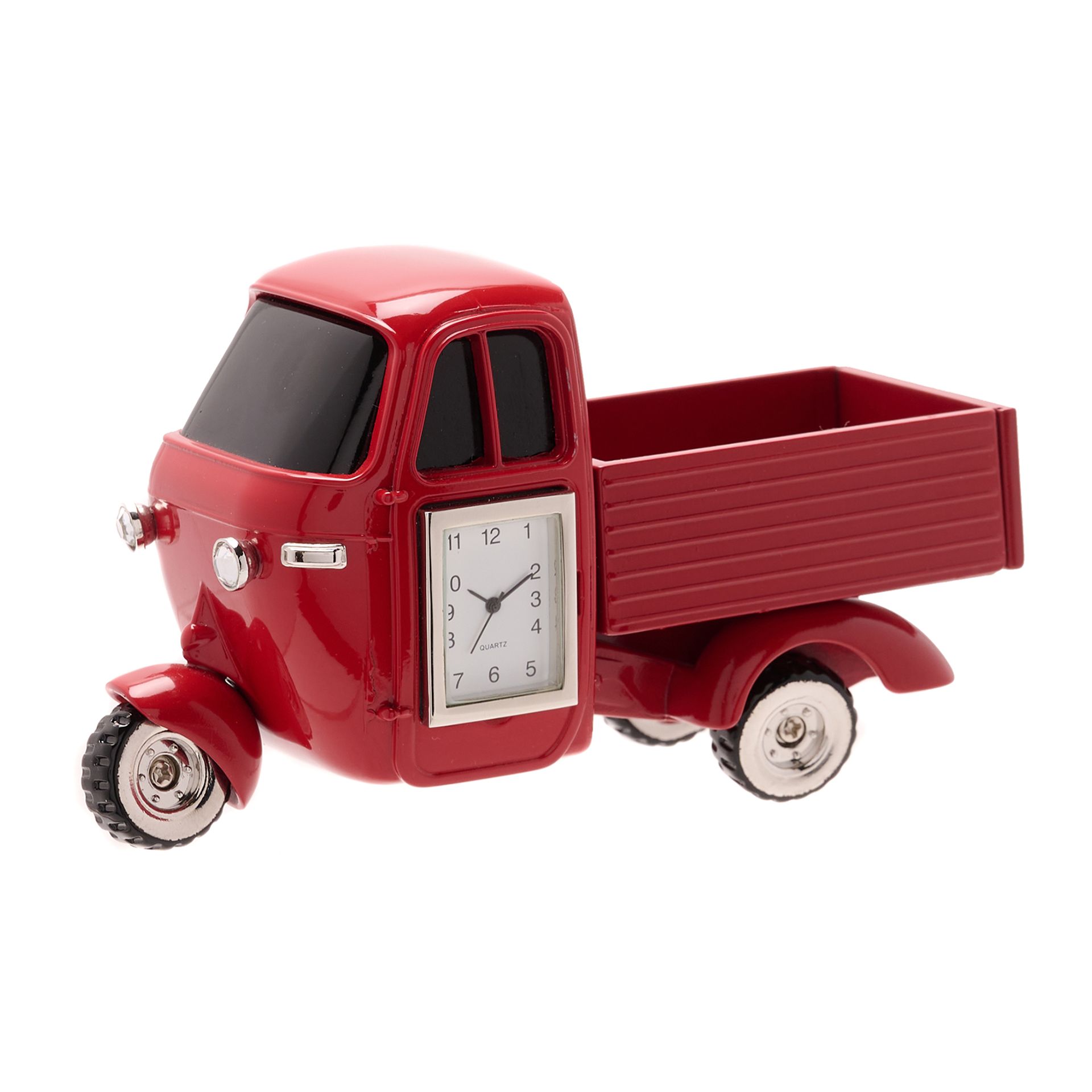 Wm.Widdop Miniature Clock 3 Wheel Truck Red | Widdop and Co.