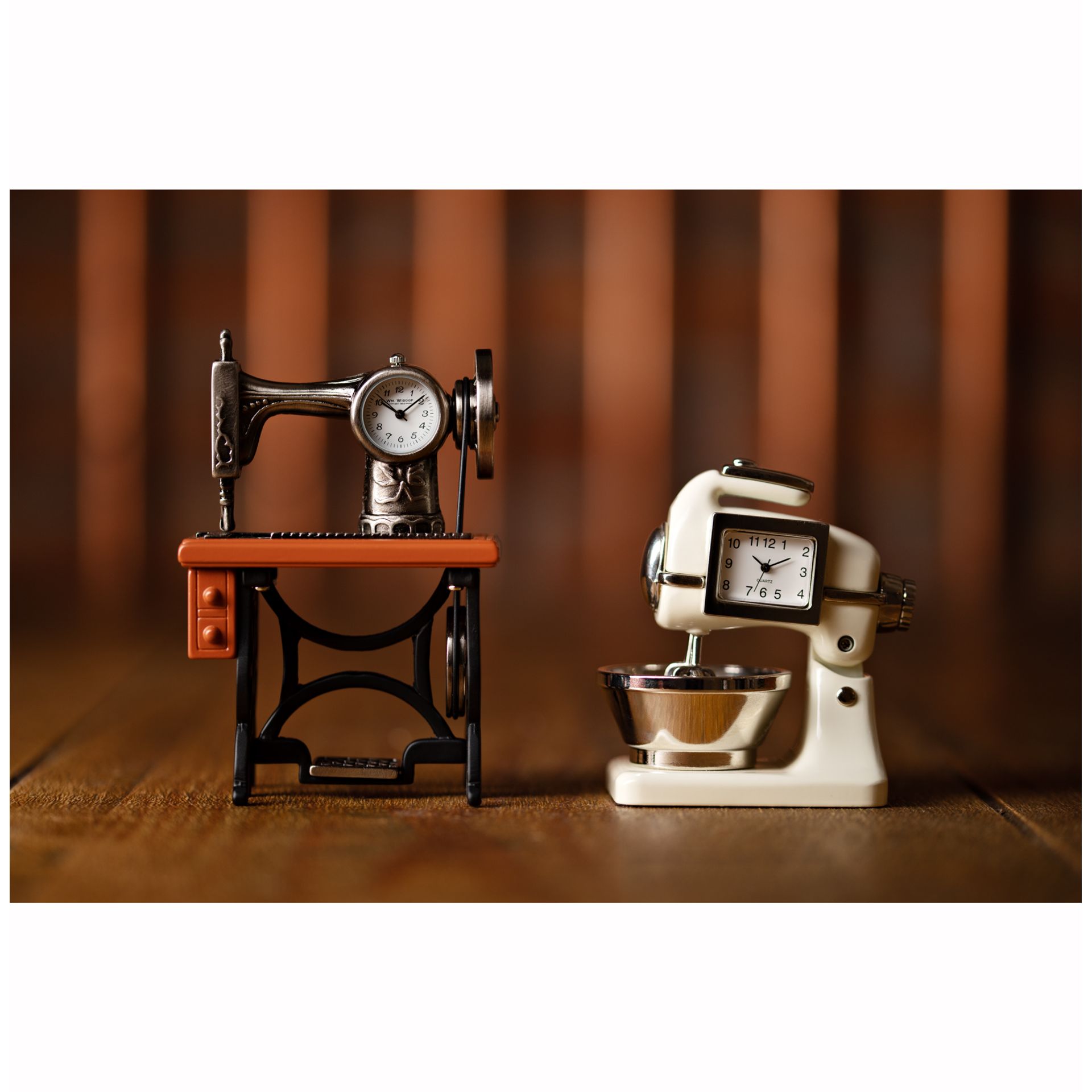 Wm.Widdop Miniature Clock - Sewing Machine | Widdop and Co.