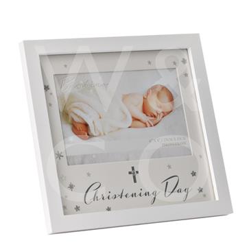 Bambino Frame with Star - Christening Day 6" x 4" | Widdop and Co.