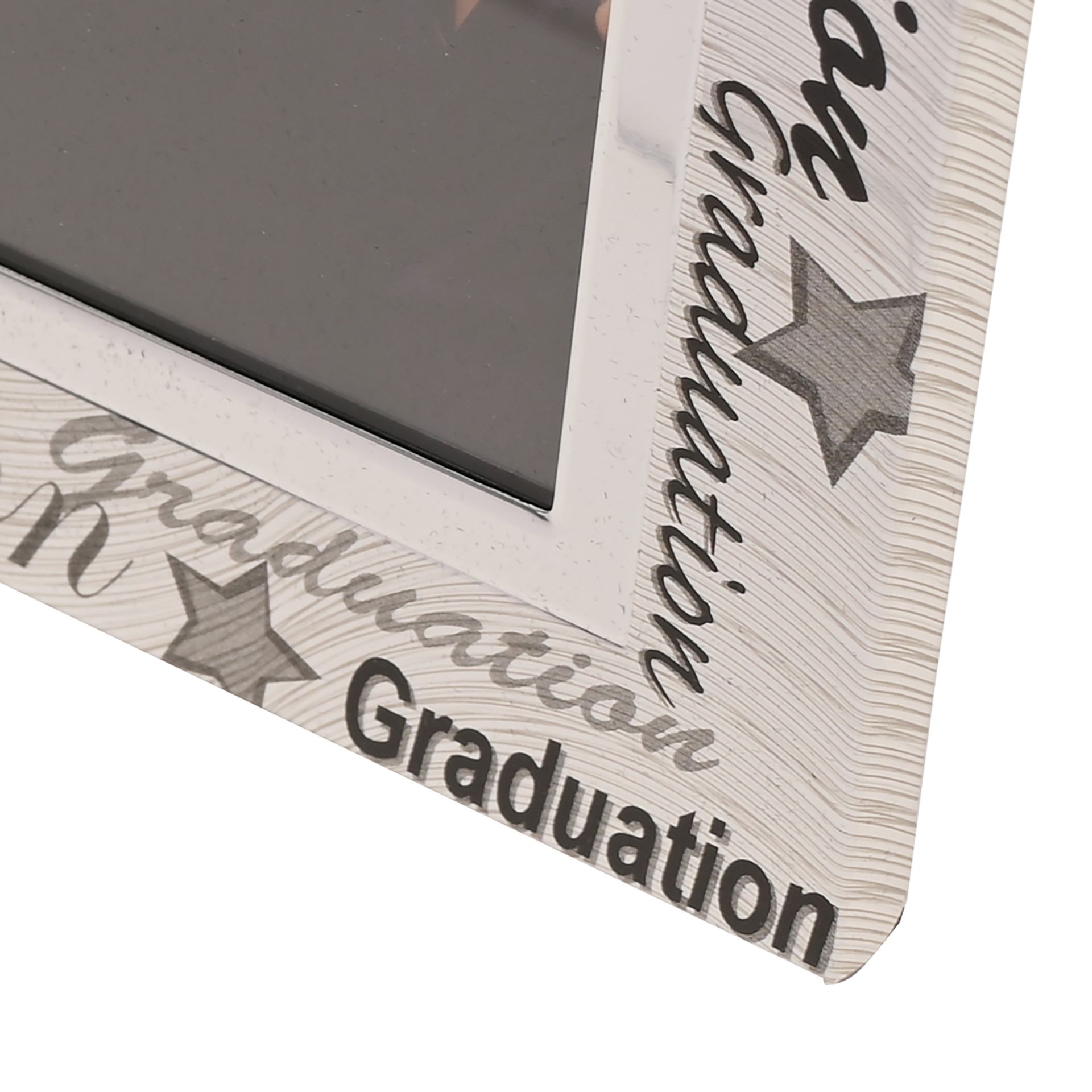 Photo Frame Alumin. Satin/Black "Graduation" 4x6 *(48/72)* | Widdop and Co.
