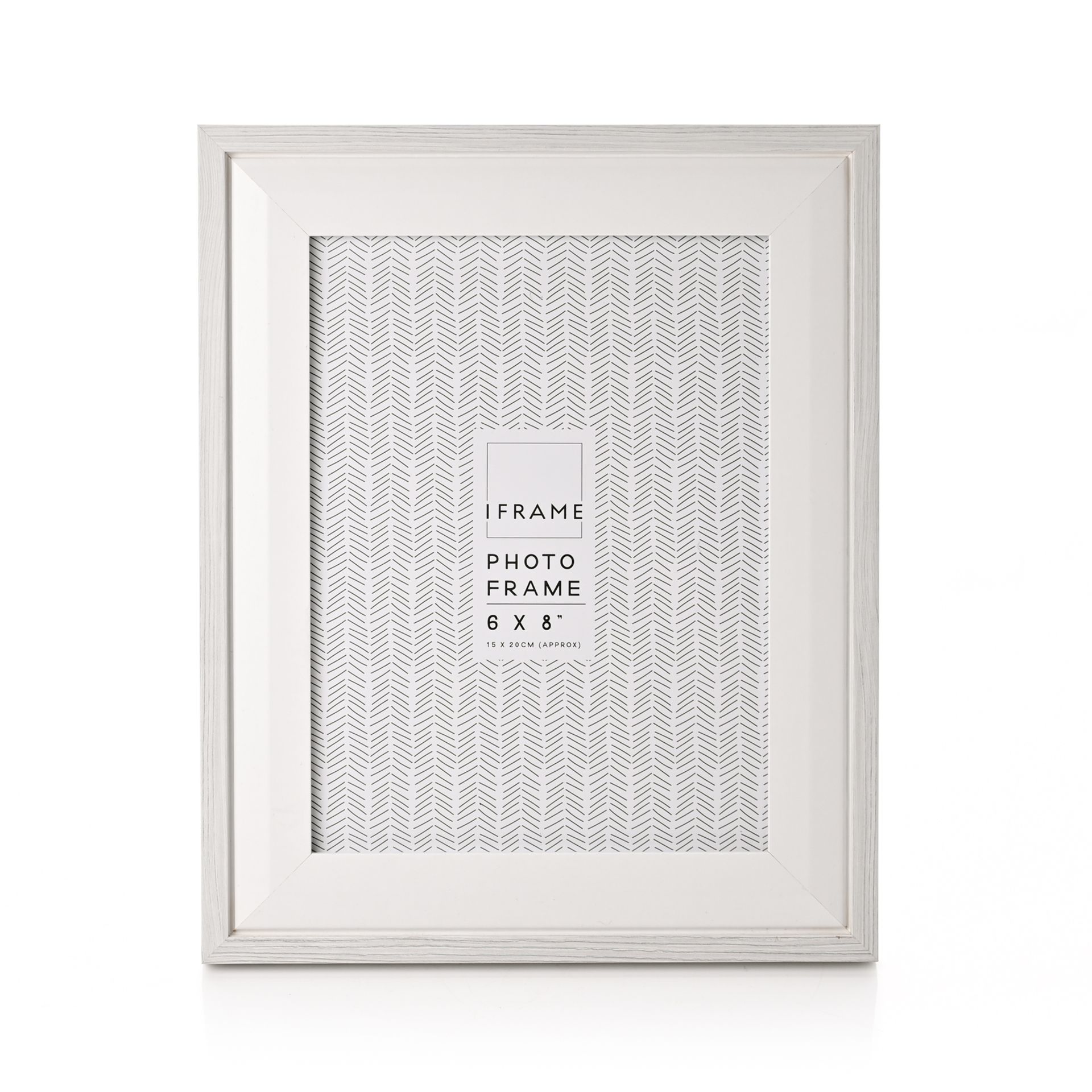 **MULTI 2** iFrame Grey & White Two Tone Frame 6" x 8" | Widdop and Co.