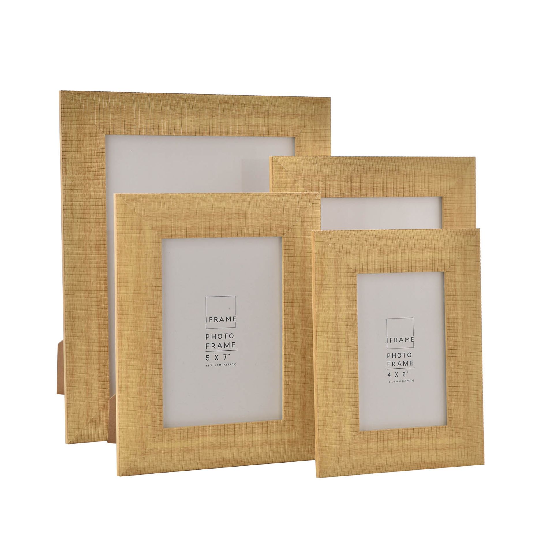 **MULTI 2** iFrame Deep Etched Eff Profile Wood 6" x 8" | Widdop and Co.